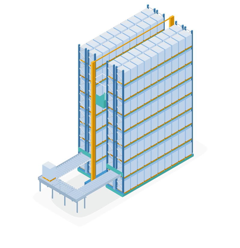 Automated Pallet Storage – Storage and Retrieval Machines | MM Solutions